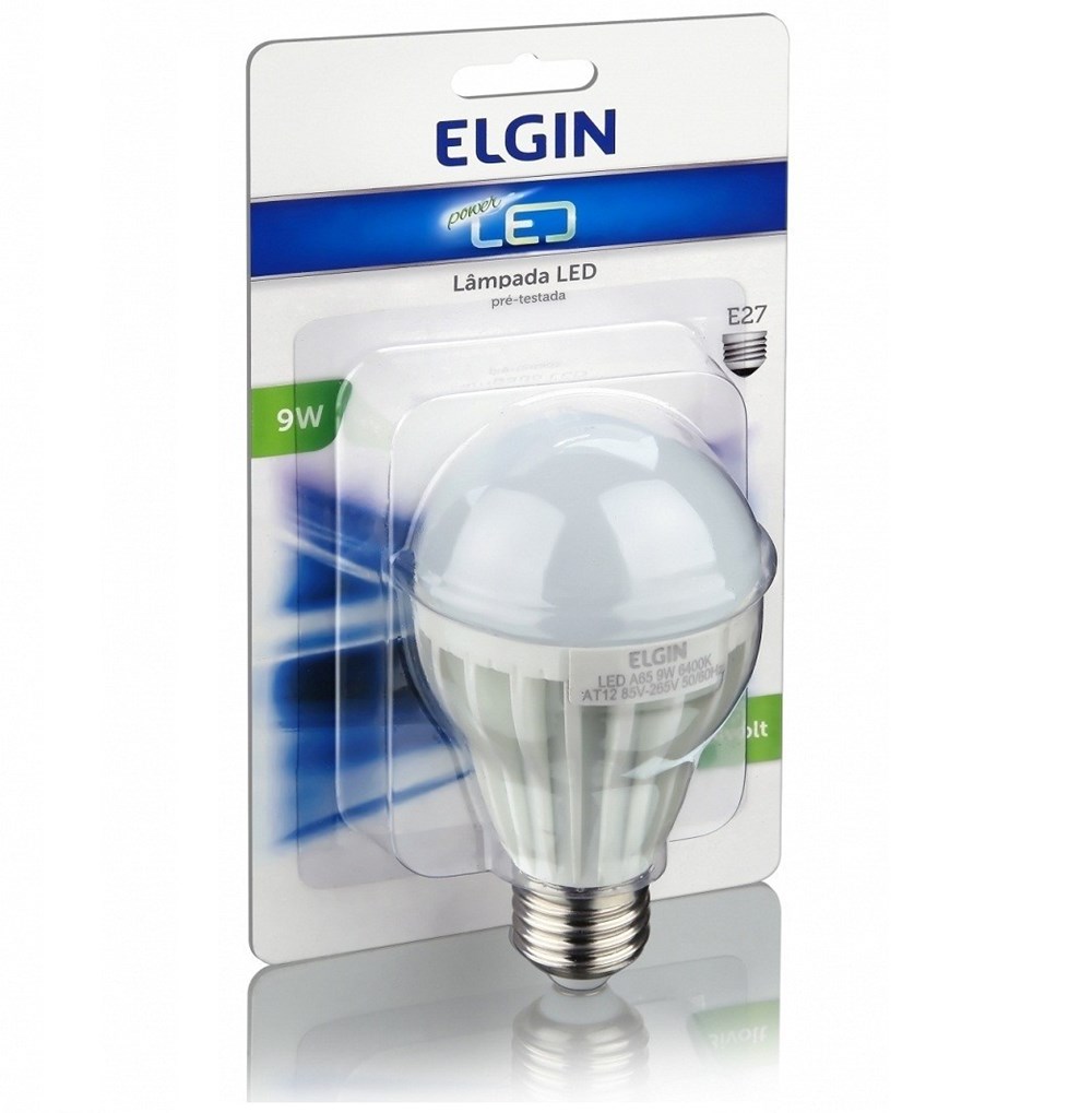 LAMPADA DE LED 6W A60 BIVOLT 6500K E 27 - ELGIN | Parceirão Atacadista