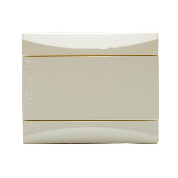 QUADRO DISTRIBUICAO DE EMBUTIR PVC P/08 DISJUNTORES SEM BARRAMENTO DIN ...