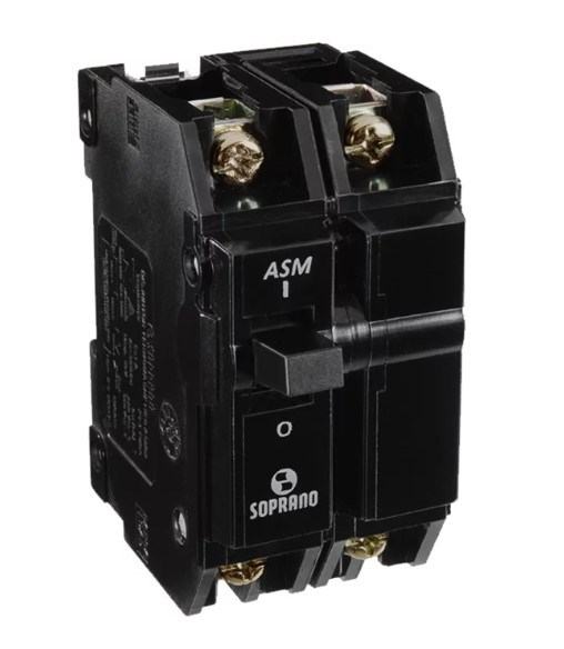 DISJUNTOR NEMA BIPOLAR 70A ASM2 - SOPRANO | Parceirão Atacadista